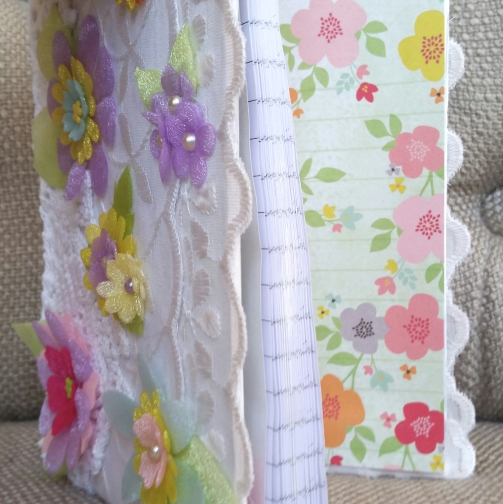 Altered Composition Book – Gift From the Heart | CraftyPaws