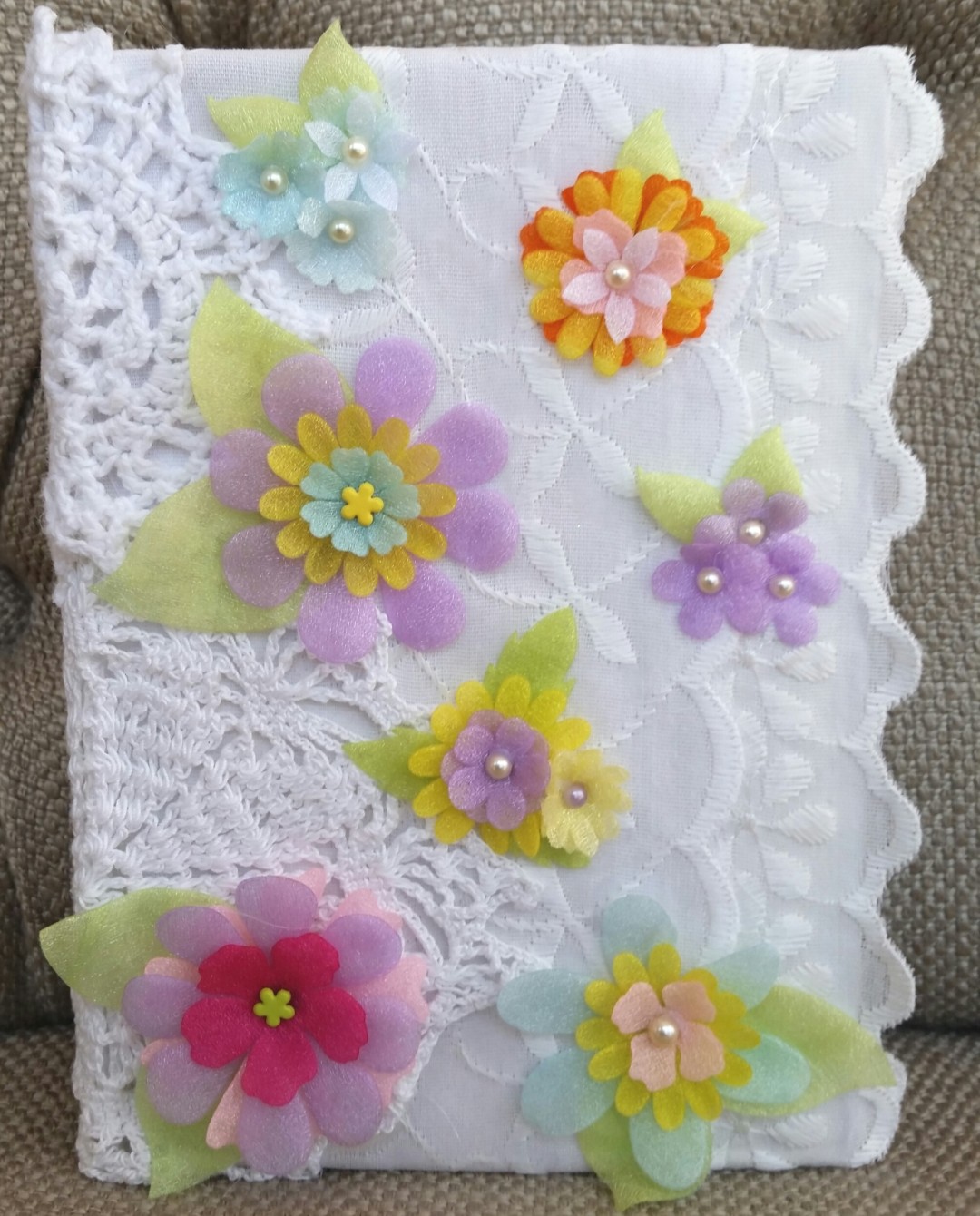 Altered Composition Book – Gift From the Heart | CraftyPaws