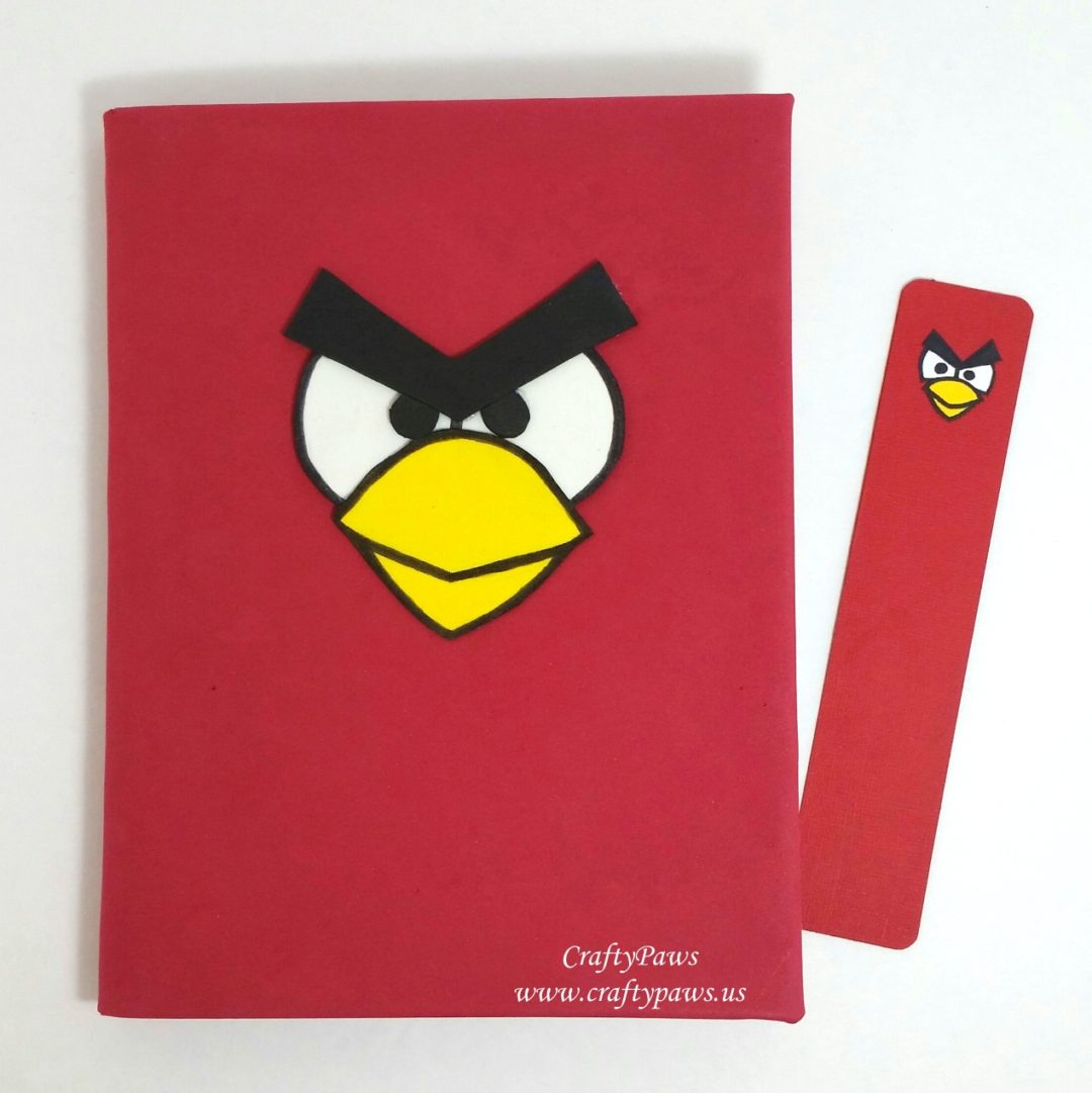 DIY Minion and Angry Bird Notebooks and Bookmarks | CraftyPaws