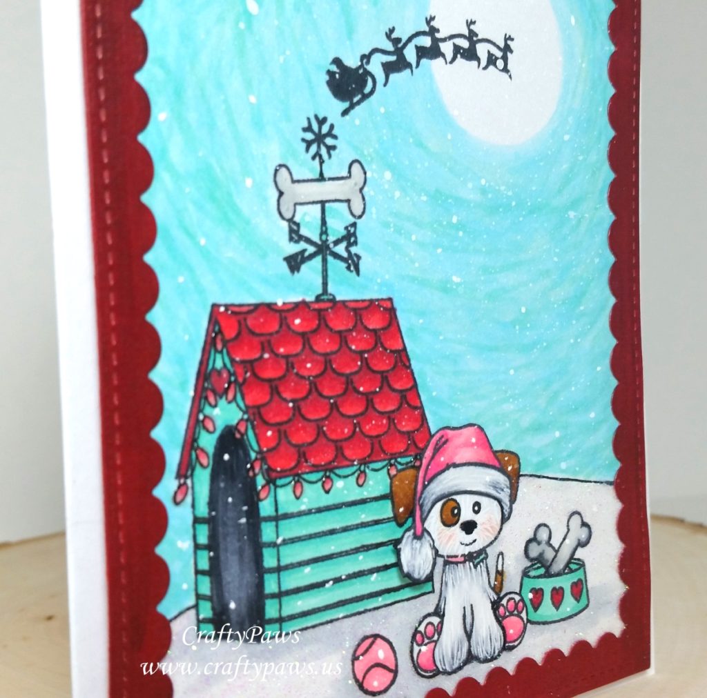 Happy HOWLidays Card | CraftyPaws
