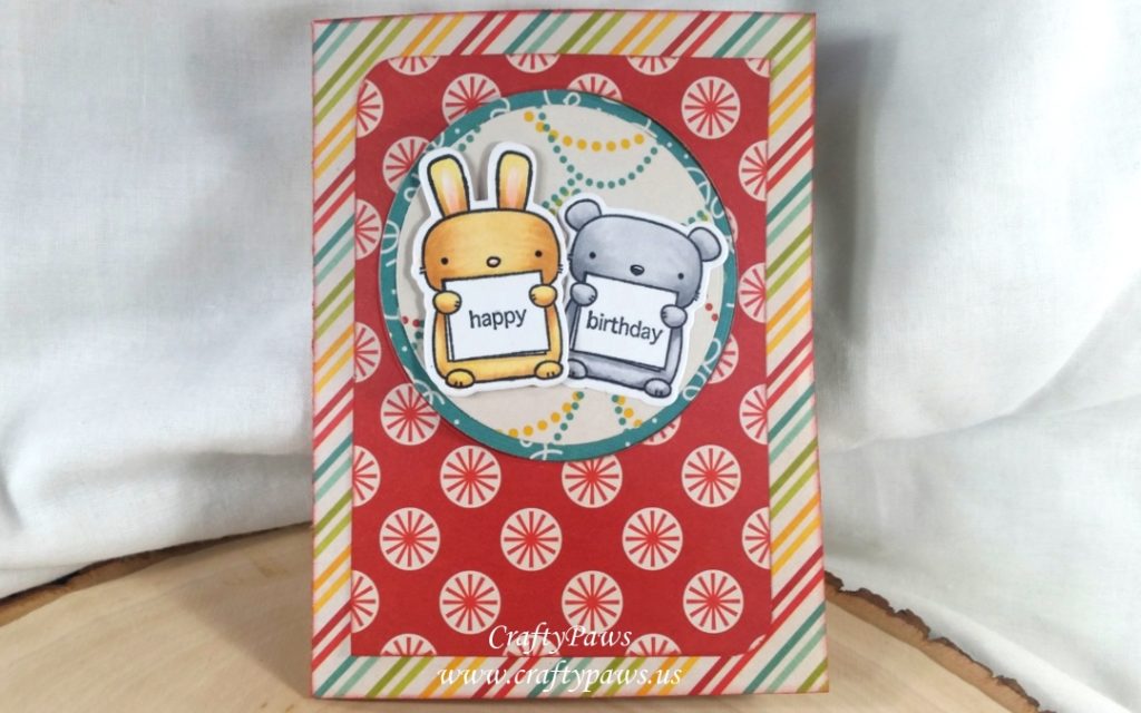 Pop Up Flip Fun Fold Birthday Card | CraftyPaws