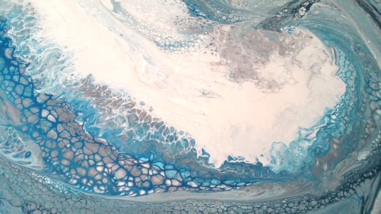 Ocean Wave Acrylic Flow Art | CraftyPaws